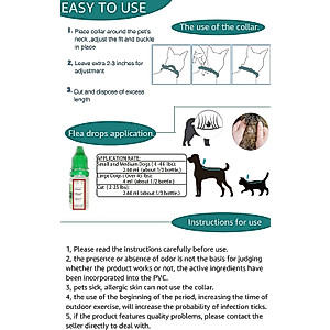 Safe and Effective: Dog Flea and Tick Prevention Repellent, Plus Spot-On with Plant Formula, for Small-Medium Dogs 4-44 lbs, (8.5 Month Supply)
