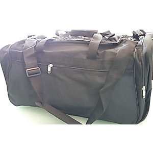 Martial Arts, Bag with Mesh Top/pocket 13"x27"x14" Boxing, MMA,Taekwondo Deluxe Equipment Bag, Black