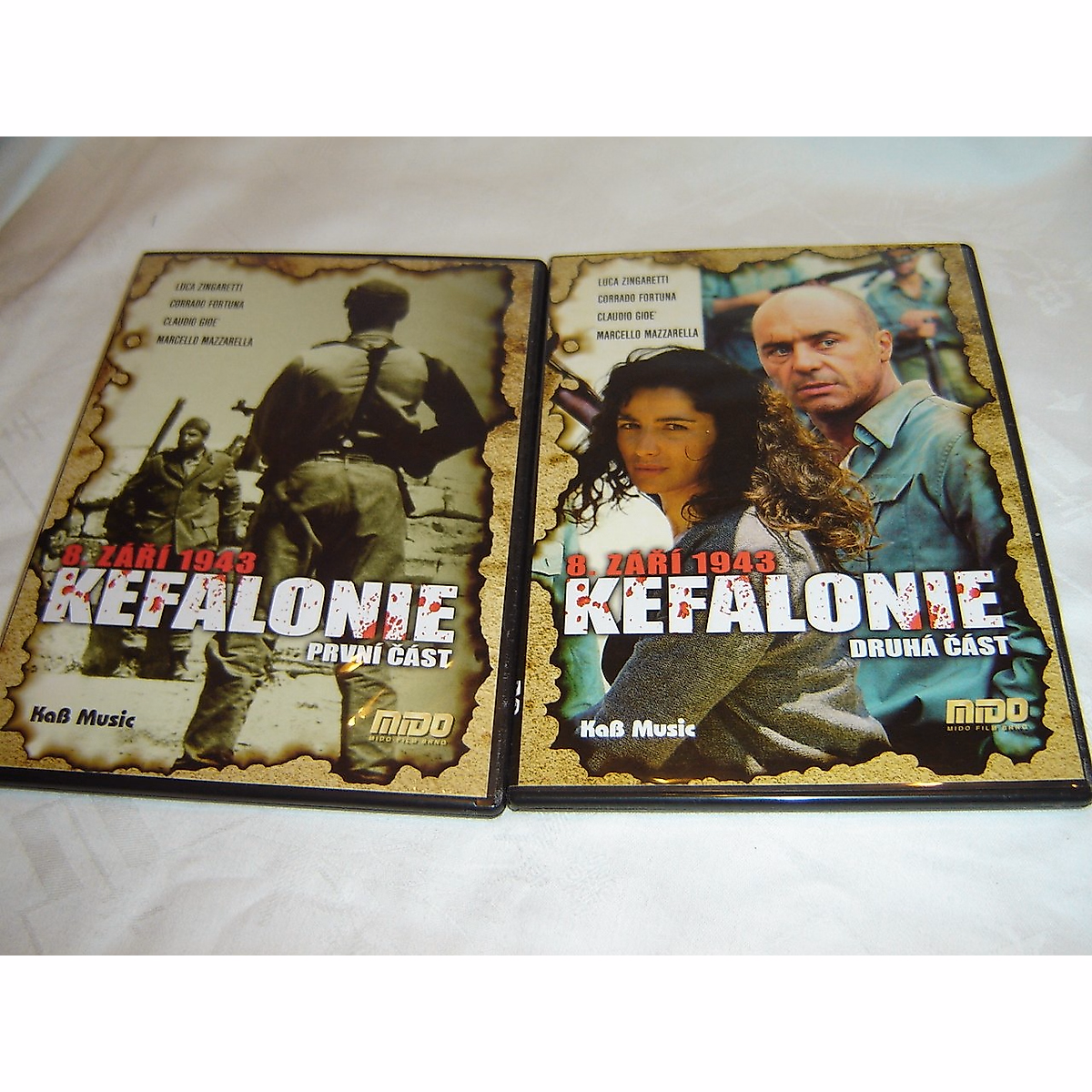 Cefalonia (2 DVD Set) - September 8 1943 Part 1-2. / Kefalonie, 8. září 1943 I. - II. Part / Audio: Italian, Czech