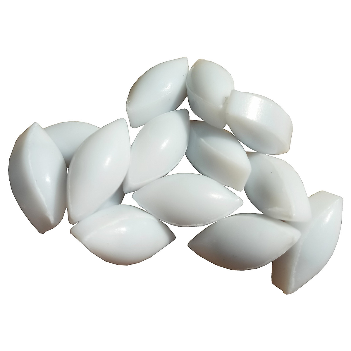 Magnetic Stirrer Stir Bar PTFE Magnetic Mixer Stir Bars (7x15mm, Olive Shape, 10pcs)