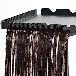 Salon Tray on Wheels with 2 Magnetic Bowls, Rolling Metal Aluminum Tray Cart Height Adjustable for Hair Stylist, Hair Extension Tool Tray, Tattoo Tray with Hair Stickless Wheels