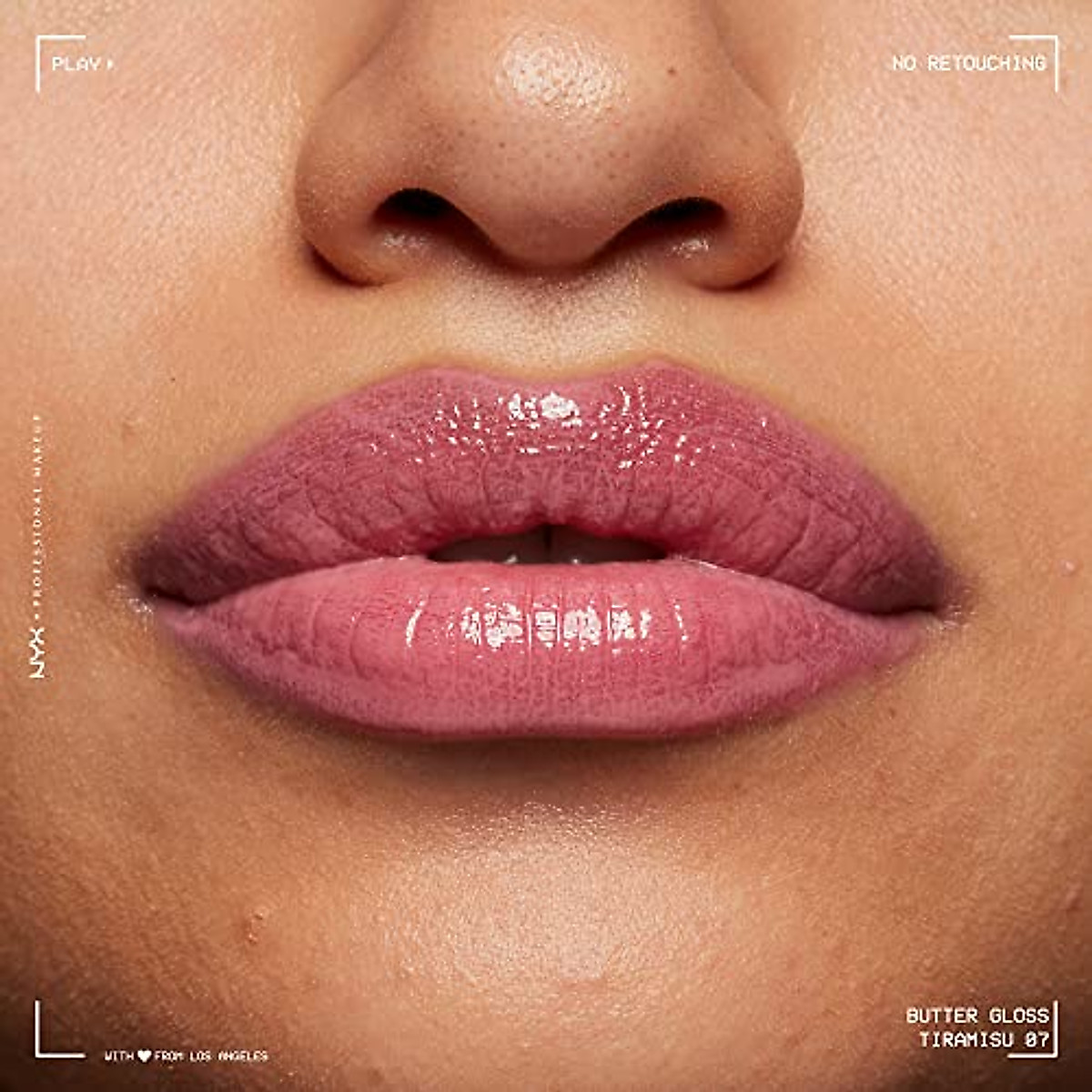 NYX PROFESSIONAL MAKEUP Butter Gloss, Non-Sticky Lip Gloss - Tiramisu (Brown)