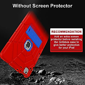 Grifobes for iPad Air 5th/4th Generation Case 2022/2020 10.9", for iPad Pro 11 inch 2022/2021/2020/2018 Heavy Duty Shockproof Rugged Cover with Pencil Holder Stand iPad Air 5 4 Gen for Kids Boy