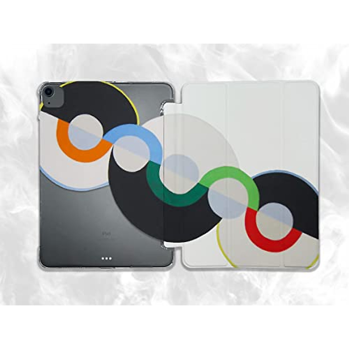 Aesthetic Art Poster case Compatible with iPad Mini Air Pro 7.9 8.3 9.7 10.2 10.9 11 12.9 inch Pattern Cover New 2022 2021 Trifold Stand 3 4 5 6 7 8 9 Generation 470 (9.7" 5/6 gen)