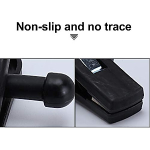 10Pcs Jean Hangers Pants Hangers Plastic Skirt Hangers with Clips Space Saving Trouser Clips Hanger for Pants Skirts Clothes Slacks Space Saving Pants Hangers Black Kids Pants Hangers