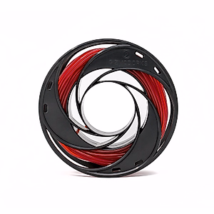 Gizmo Dorks Flexible TPU Filament for 3D Printers 3mm (2.85mm) 200g, Red