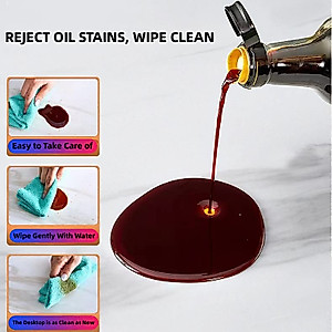 Wohh Marble Dining Table Set for 6-8 People Without Chairs Gold U-Shaped Base, Stone Top Dining Table 71" L X35.5 WX 29.5" H, Marble Top Dining Table Gold Metal(ONLY Table)