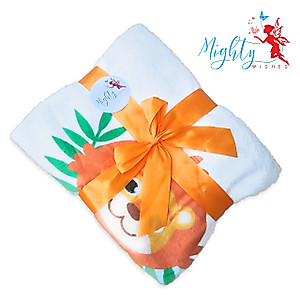 Monthly Baby Milestone Blanket - Double Sided Soft & Smooth Fleece | Baby Milestone Blanket Boys & Girls | Baby Photo Props with Frame & Leaf Wreath |