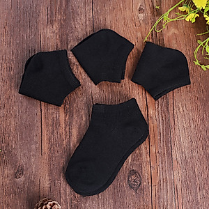 Tenpluszero Toddler Socks - 16 Pack Kids Low Cut Athletic Ankle Socks Baby Boys Girls Breathable Socks Bulk