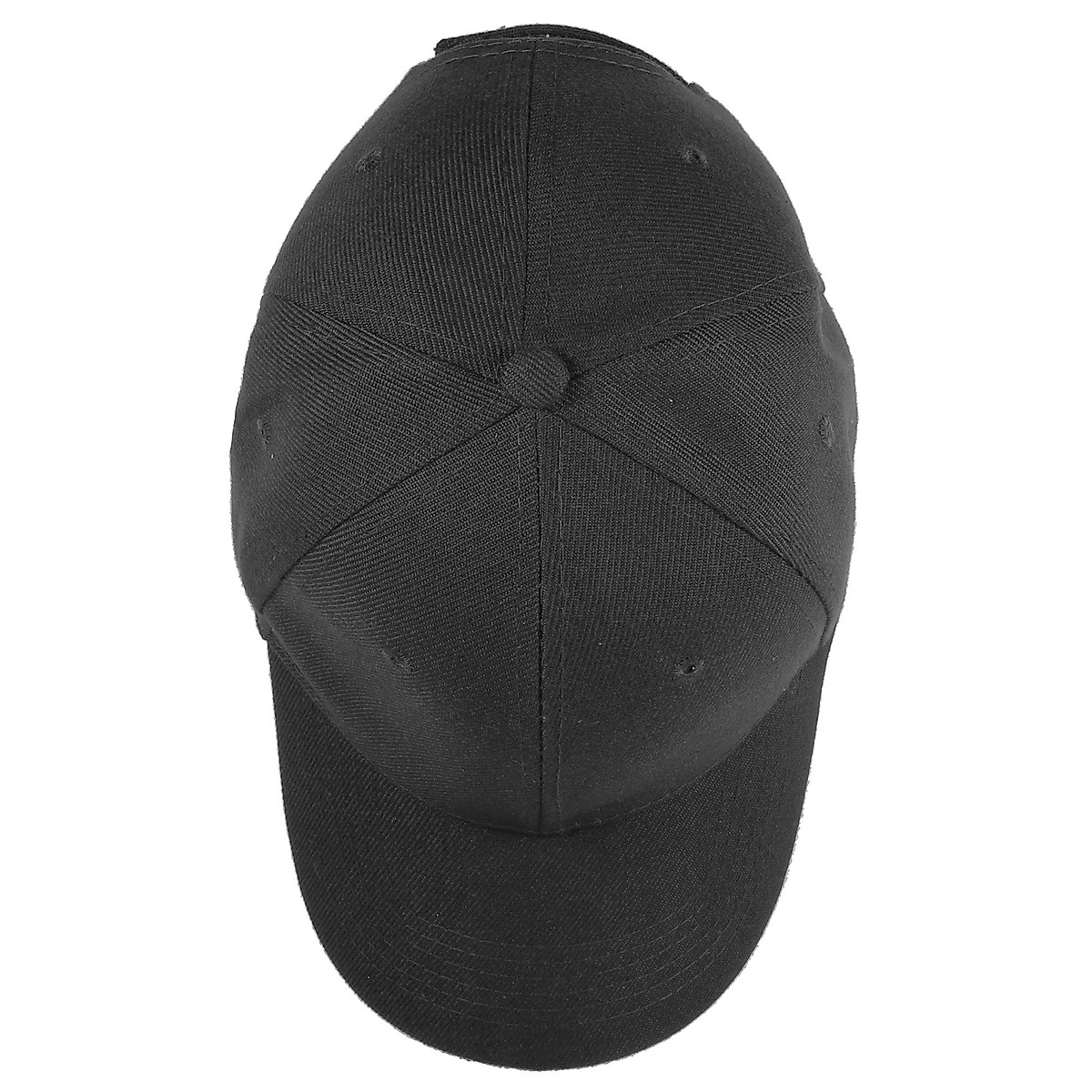 Gelante Plain Blank Baseball Caps Adjustable Back Strap 3 PC-001-Black