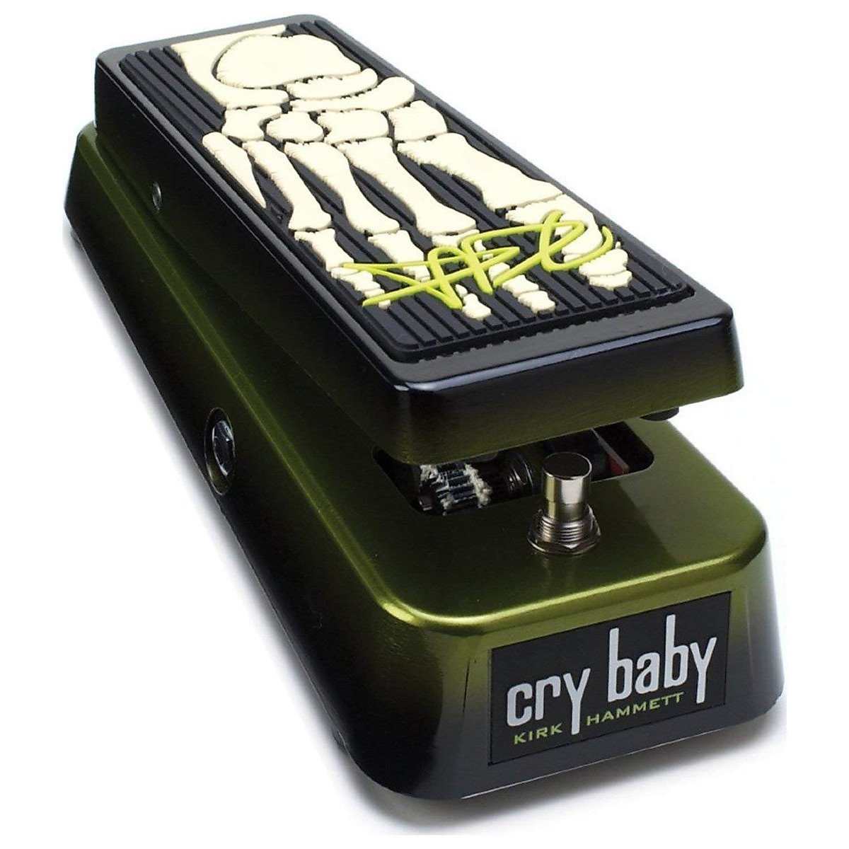 Dunlop KH95 Kirk Hammett Signature Cry Baby Wah Pedal Bundle with 2 Patch Cables and Dunlop 9V Power Supply