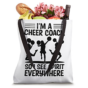 Cheerleading Coach Cheer Coach Cheerleader Cheer Training Tote Bag