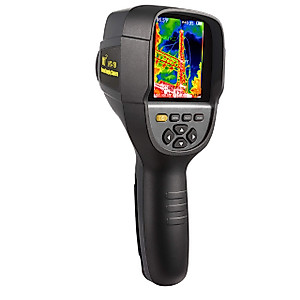 Hti-Xintai Higher Resolution 320 x 240 IR Infrared Thermal Imaging Camera. Model HTI-19 with Improved 300,000 Pixels, Sharp 3.2in Color Display Screen, Battery Included. Lightweight Comfortable Grip.