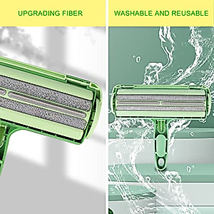 Upgrade Pet Hair Remover, Dog and Cat Fur Remover for Furniture, Couch, Car Seat, Carpet, Bedding, Starkik Reusable Lint Roller, Portable, electrostatic, Bigger, Perfect Pet Fur Removal Tool