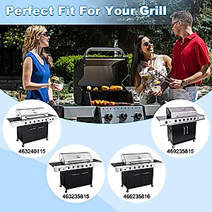 Adviace Grill Parts Kit for Charbroil 463240115 463235815 469235815 466235816 6 Burner Replacement Parts