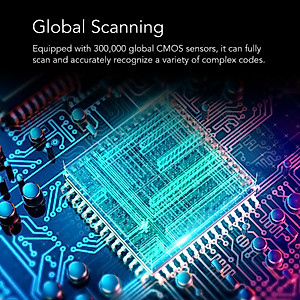 LOCADENCE QR Barcode Scanner, High Sensitivity Handheld Wired 1D 2D Image Bar Code Reader, QR Code Scanner for Mobile Payment Store Supermarket