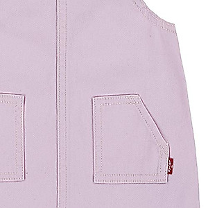 Levi's Baby Girls' Graphic T-Shirt and Skirtall 2-Piece Outfit Set, Grey/Pink, 6