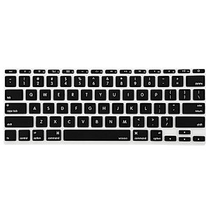 MOSISO Protective Keyboard Cover Skin Compatible with MacBook Air 11 inch A1370 A1465, Black