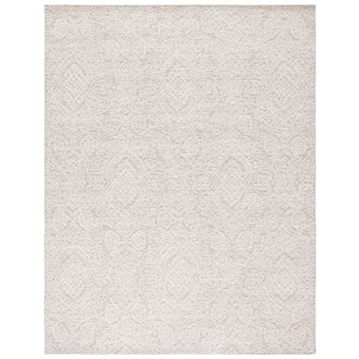 Safavieh Metro Collection 11' x 15' Natural/Ivory MET998A Handmade Contemporary Wool Living Room Dining Bedroom Area Rug