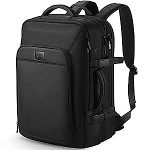 HOMIEE Carry On Luggage 22x14x9 Airline Approved Travel Laptop Backpack, 50L Expandable Suitcase Extra Large Daypack Weekender Overnight Duffel Bag Fits 17.3/18 Inch Computer
