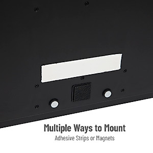 Mind Reader Wall-Mount Holder Coffee Pod Dispenser, 2.72” L x 10.71” W x 15.75” H, Black