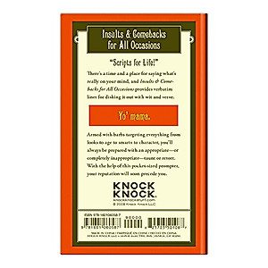 Insults and Comebacks for All Occasions