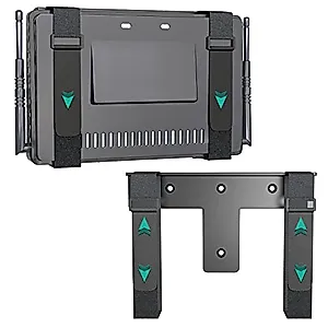 WALI Universal Wall Mount for Audio Visual Devices, Router, Game Consoles, Cable Modems, DVD Players and More, Fit 10 to 18 Inches Circumference (CBMS-B), Black