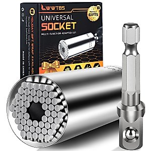 Super Universal Socket Tools Gifts for Men Dad Husband, Gifts for Mothers Fathers Day from Kids Son Daughters Wife Socket Power Drill Adapter Cool Gadgets for Men Birthday gifts for Women Men (1)