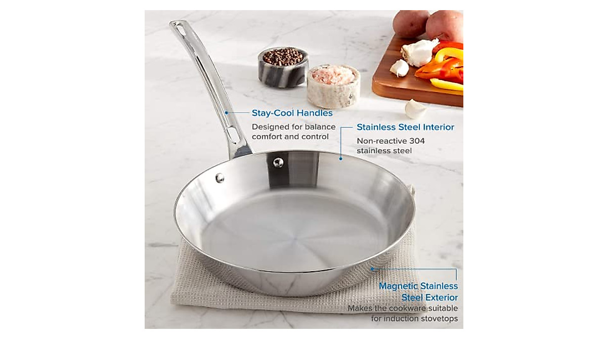 Viking 10-Inch Stainless Steel Fry Pan – Superior Cooking