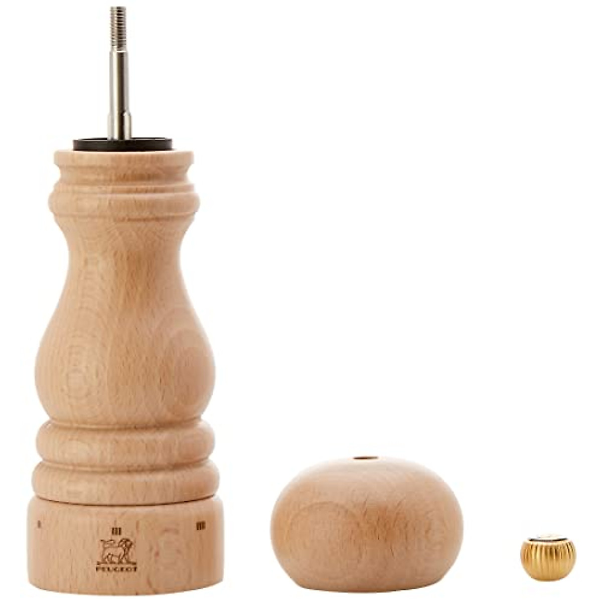 Peugeot - Paris u’Select Salt and Pepper Mill Set - Adjustable Grinders - Beechwood, Natural, 7in, (2/23386)