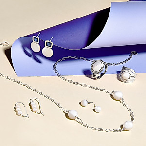 Silpada 'Dots of Joy' Freshwater Cultured Pearl Drop Earrings in Sterling Silver