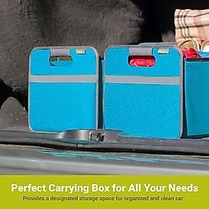 meori A100022 Foldable Box Classic Large Tangerine Orange Collapsible Organize Storage Carry Moving Collection Laundry Toys Records Books