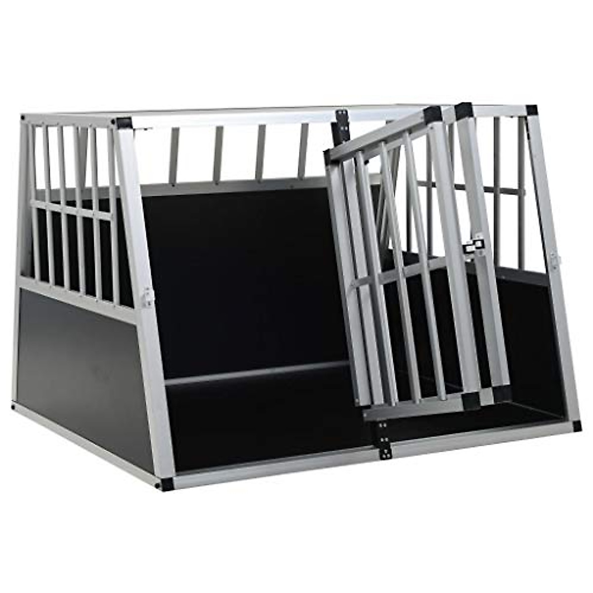 vidaXL Dog Cage with Double Door 37"x34.6"x27.2"