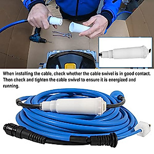 9995873-DIY Cable 3 Wire Assy w/Swivel, Pool Cleaner Parts Hose 9995873 Fit For Dolphin Supreme M4, Supreme M5, C3, Supreme M400, Supreme M500, Oasis Z5, Triton Plus, Wave 65