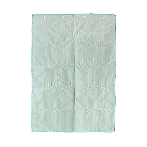 30 Pockets Durable Oxford Fabric Dorm Room Over Wall Door Closet System Organizer Shoes Hanging Storage Bag Cellphone Books Garage Shelf Rack Holder,4 Metal Hooks