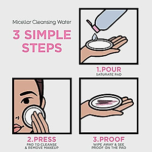 Garnier SkinActive Micellar Water for All Skin Types, Facial Cleanser & Makeup Remover, 13.5 fl. Oz, 1 count (Packaging May Vary)