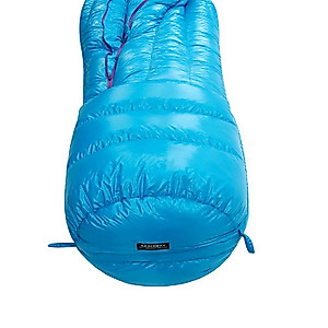 AEGISMAX Ultra -38 Degree 850FP Goose Down Sleeping Bag Ultralight Down Sleeping Bag for Backpacking and Camping for Men & Women (Blue, Lengthen)