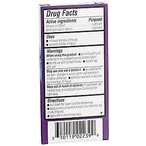 Bausch & Lomb Soothe Lubricant Eye Ointment Night Time 3.50 g (Pack of 3)