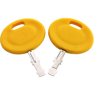 HASMX 2 Pack 925-1745A Lawn Mower Ignition Keys for Bolens Brute Columbia Craftsman Huskee MTD Murray Mastercut Ranch King Troy-Bilt White Outdoor Yard Machines and Yard-Man Models
