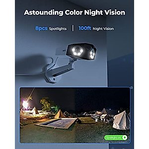 REOLINK 4K PoE Security Camera System, Home Outdoor IP Camera in 180 Degree Viewing Angle, 2022 Stunning New Released, Human/Vehicle/Pet Detection, Color Night Vision, Two Way Talk, Duo 2 PoE