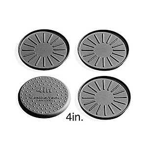 WeatherTech 4" Coasters Black - 8A4CSTBK