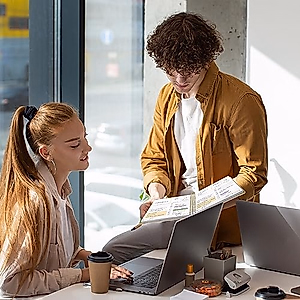 Aesthetic Daily Planner Undated, To Do List Notebook Planner with Hourly Schedule, Hardcover Work Planner - Stay Organized & Boost Productivity, Organizer Notebook for Office School Supplies,160