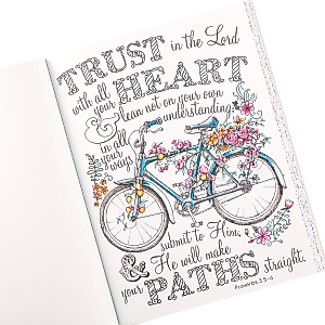 A Garland of Grace: An Inspirational Adult and Teen Coloring Book