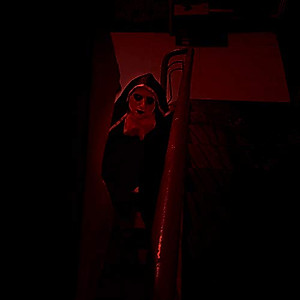 ABETER Scary Halloween Horror Mask, Creepy evil mask, Terrifying Halloween Costume Party Props Clearance (Nun mask)