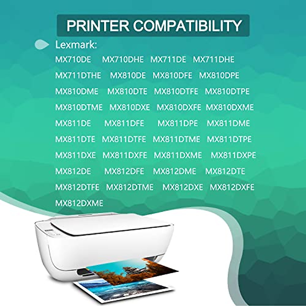 GREENBOX Remanufactured 621H Toner Cartridge Replacement for Lexmark 621H 62D1H00 62D1000 High Yield for Lexmark MX710DE MX710DHE MX711DE MX711DHE MX711DTHE MX810DE MX810DFE MX810DPE MX810DME, 1 Black