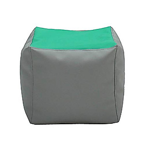 Factory Direct Partners 13043-CT SoftScape 14" Square Bean Bag Poufs for Kids (2-Piece Set) - Contemporary