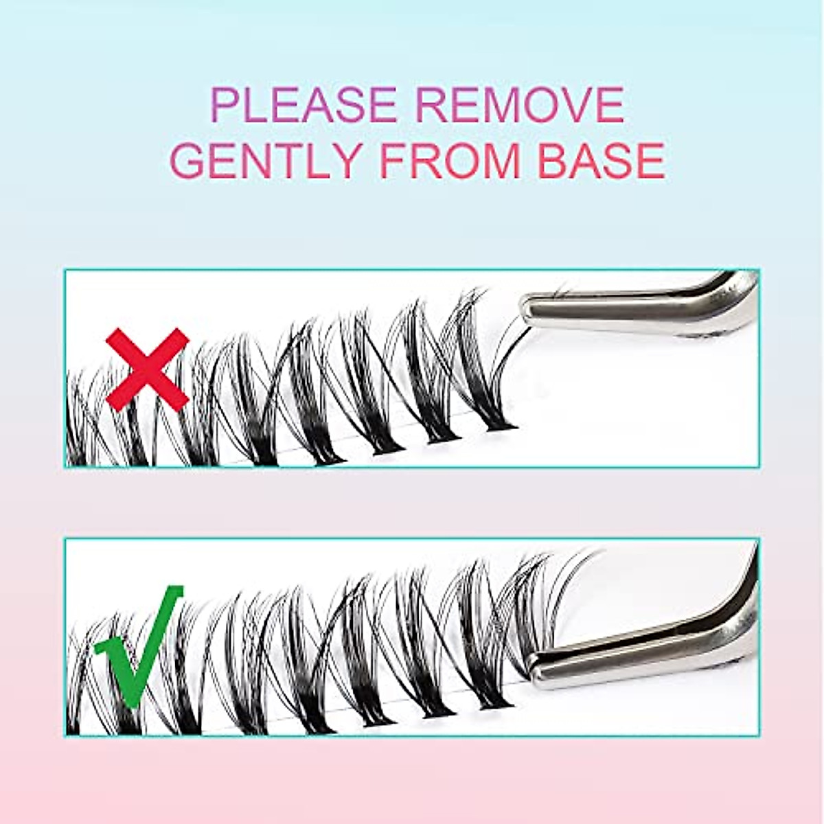 VAVALASH Cluster Lashes 30D+40D-0.07-D-10-16MIX DIY Faux Mink Silk Lash Clusters for Full Eyelash Extensions at Home (30D+40D-0.07-D-10-16mm Mix)