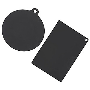 Cabilock 2pcs Induction Cooktop Mat, Silicone Cooktop Protector for Induction Cooker Scratch Protector Mat, Silicone Mat Non Slip Pads for Magnetic Stove, Heat Insulation Mat