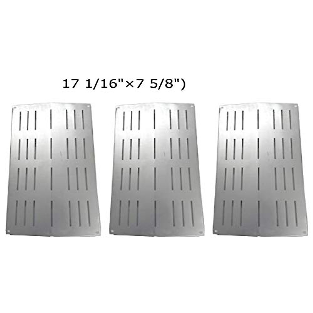 Replacement Kit For Charbroil 463233603,463234603,463234703,466231103, 466231203, 463231503, 4632315031, 463231603, 463232103,463233503 & Patio Chef SS48055NG Includes 3 Cast Burners & 3 Heat Plates