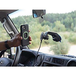 Quad Lock Car Phone Mount Suction Windshield Dash Mount, windscreen, Window Mount for iPhone, for Galaxy, for Pixel, for Universal Adaptor